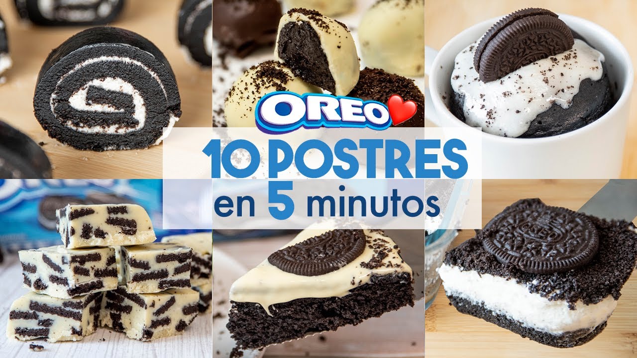 Postres con Oreo fáciles