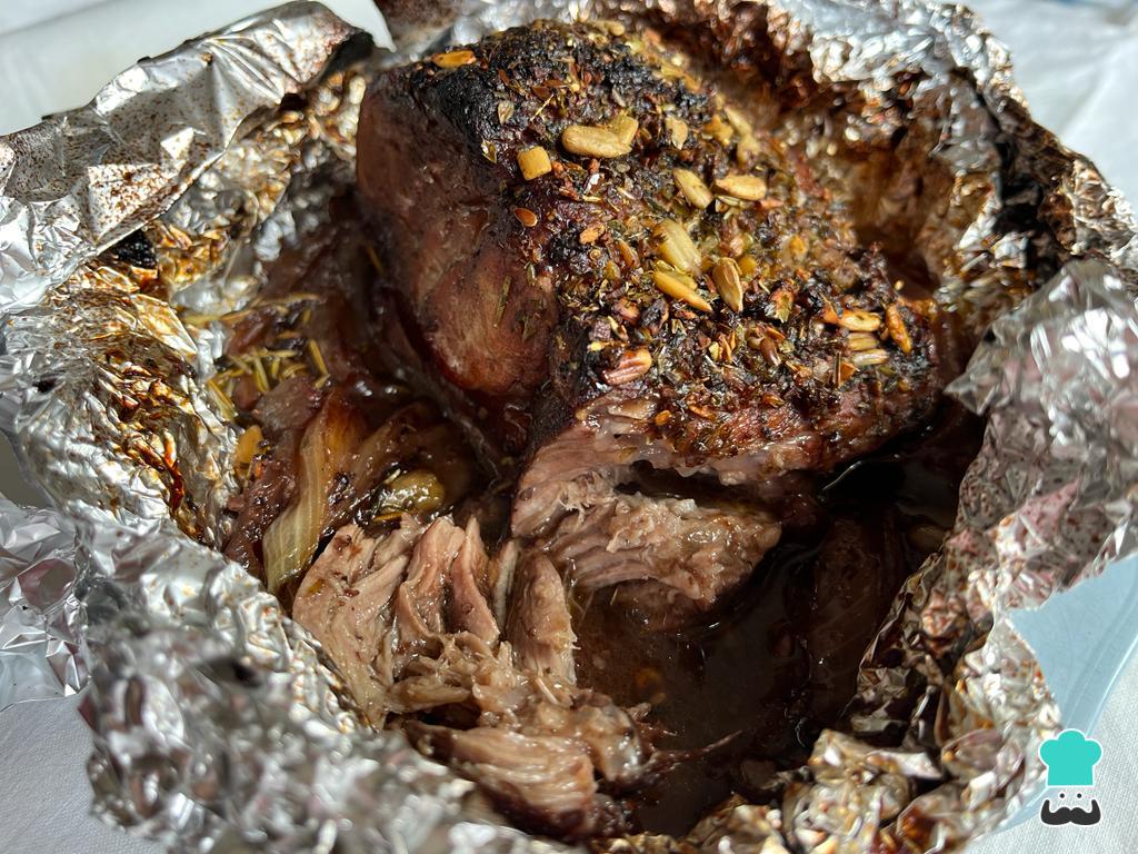 Receta de Bondiola de cerdo al horno con papel aluminio