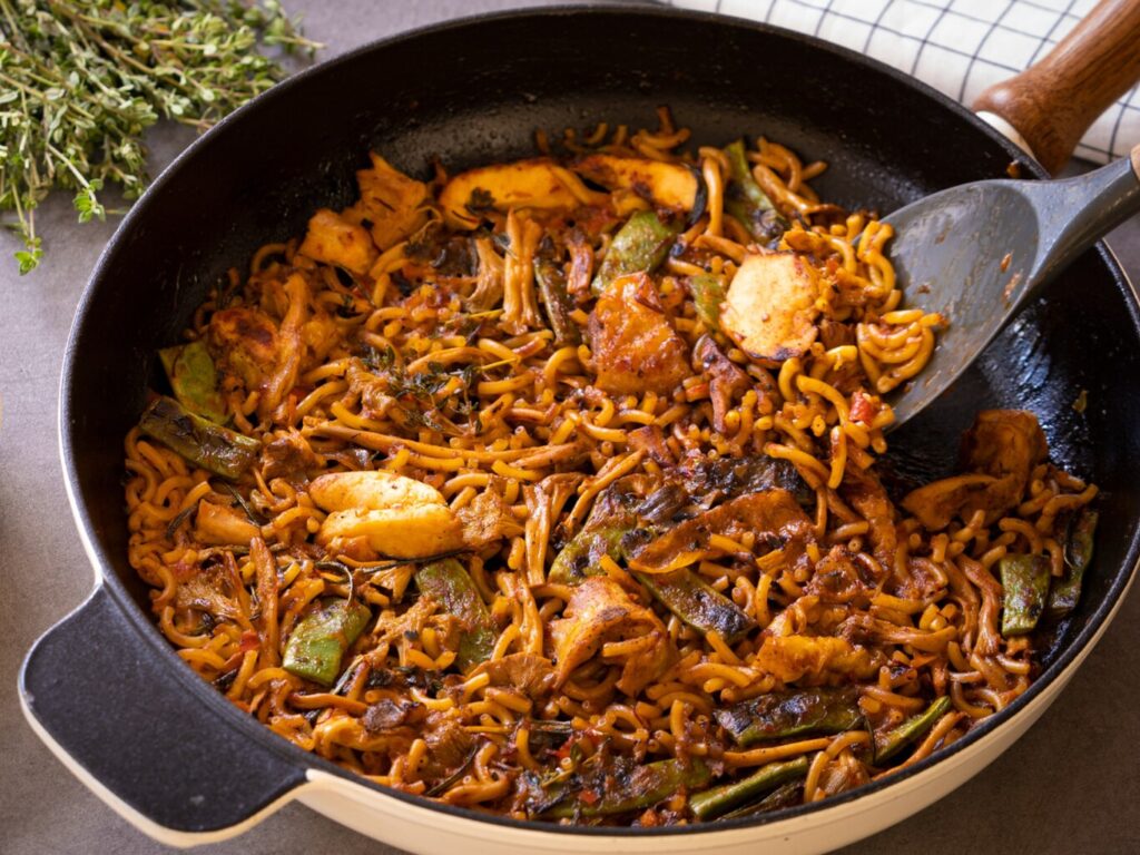 Receta de Fideuá de pollo