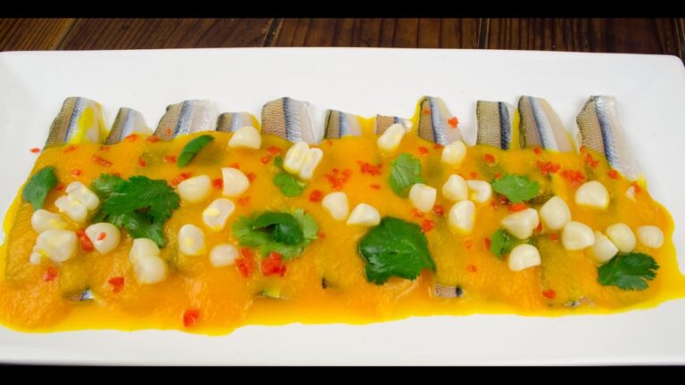 Receta de Tiradito de pejerrey