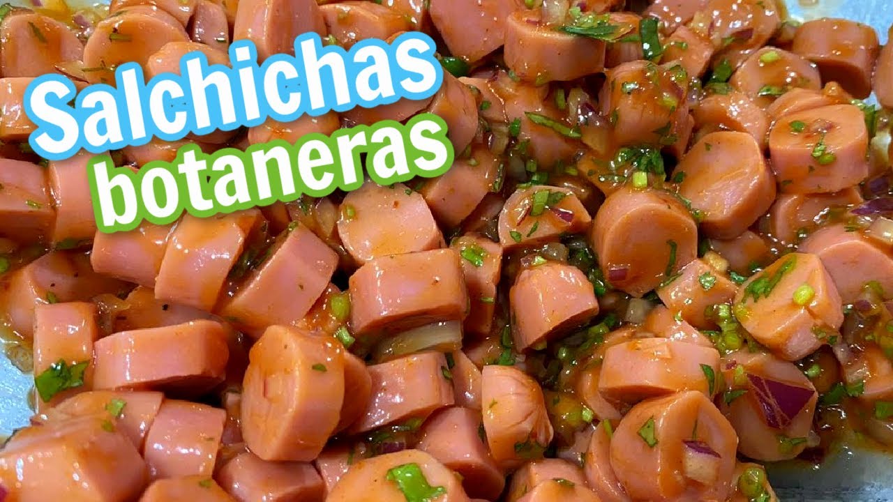 10 botanas con salchichas