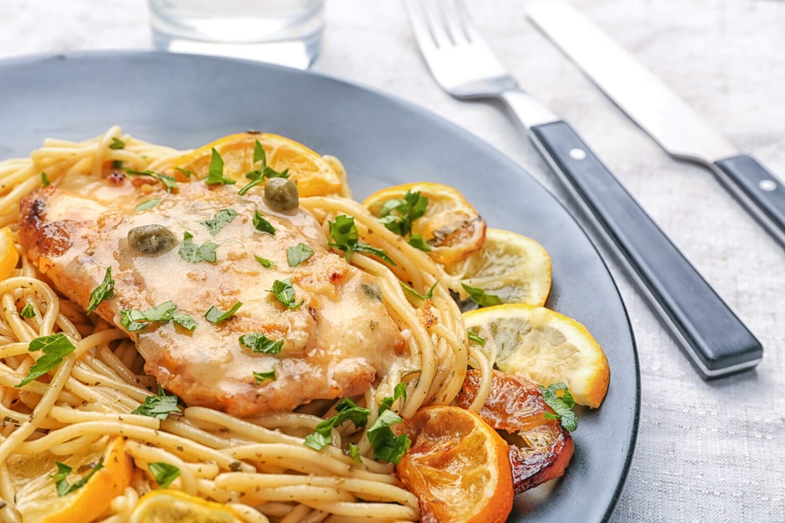 Receta de Pollo piccata