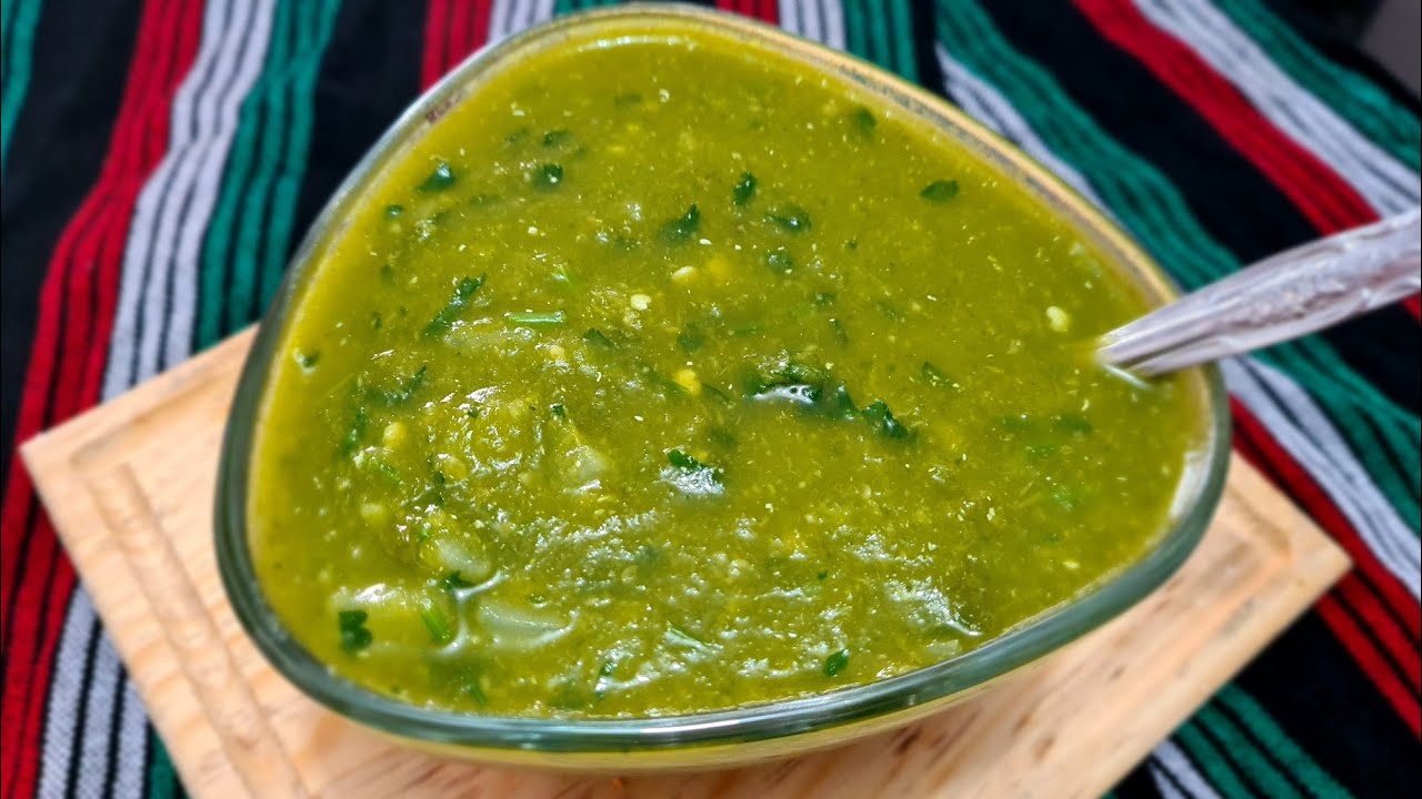 Receta de Salsa para tamales