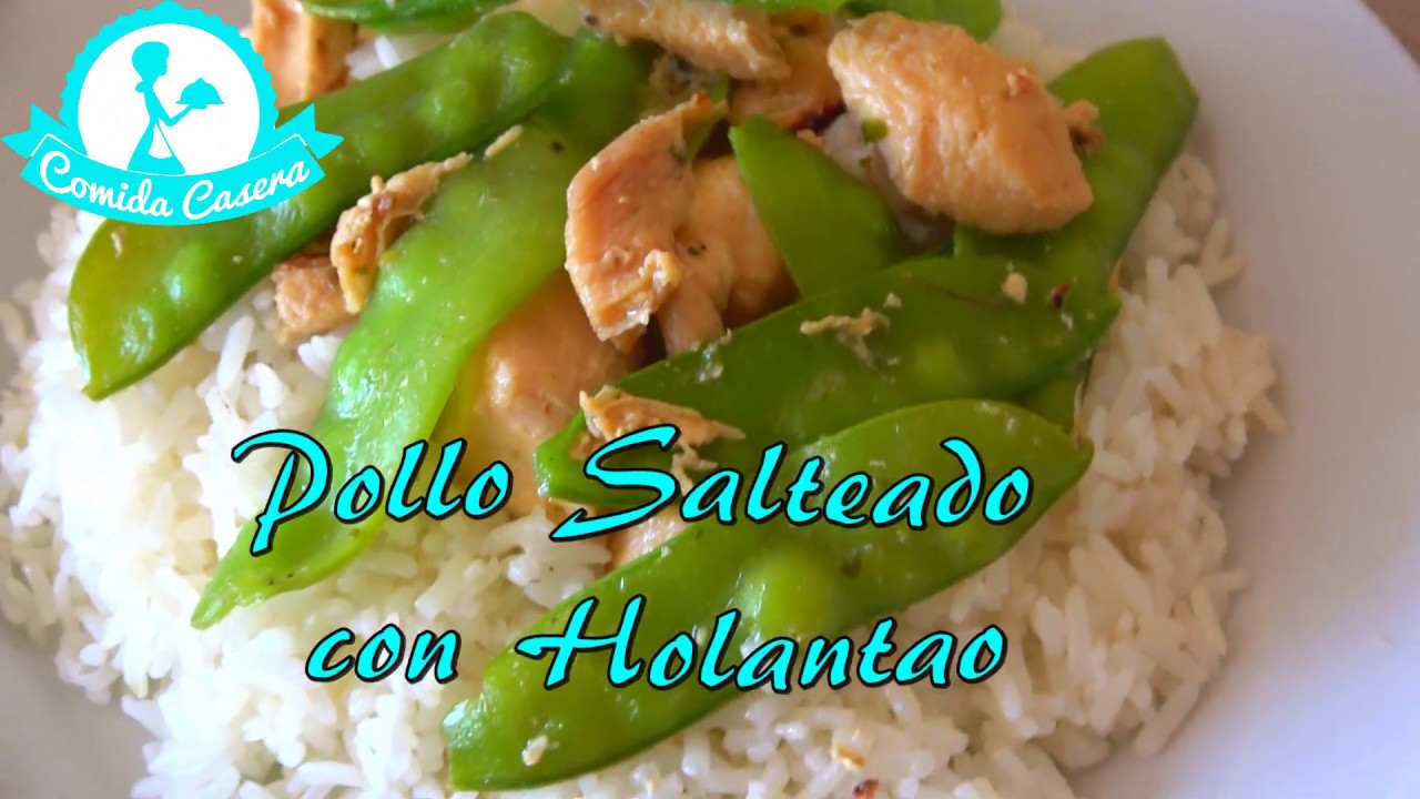 Receta de Salteado de pollo con holantao