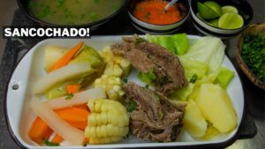 Receta de Sancochado de res