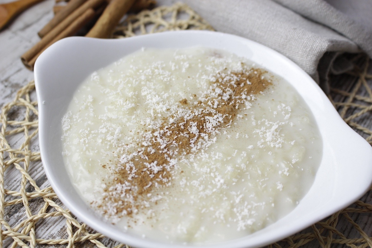 Receta de Arroz con leche de coco
