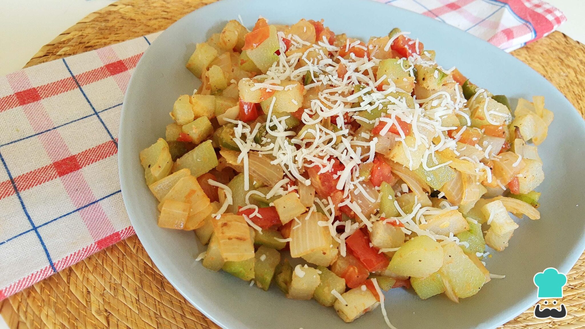 Receta de Chayotes a la mexicana