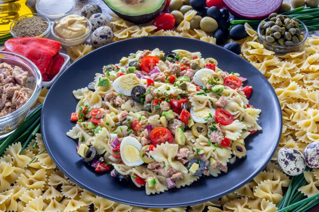 Receta de Ensalada de pasta fría con atún