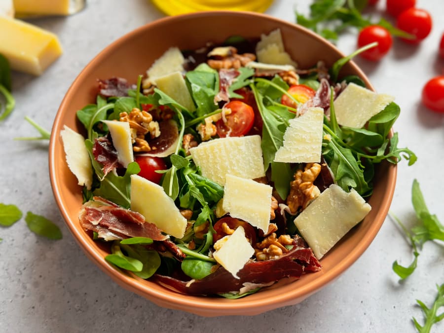 Receta de Ensalada verde con jamón serrano
