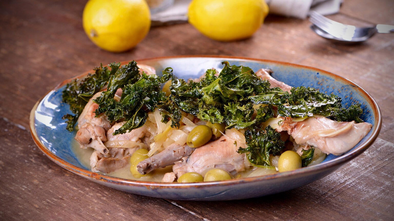 Receta de Conejo en salsa de limón