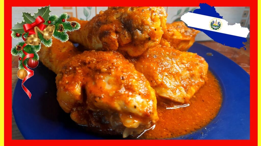 Receta de Pollo navideño en salsa