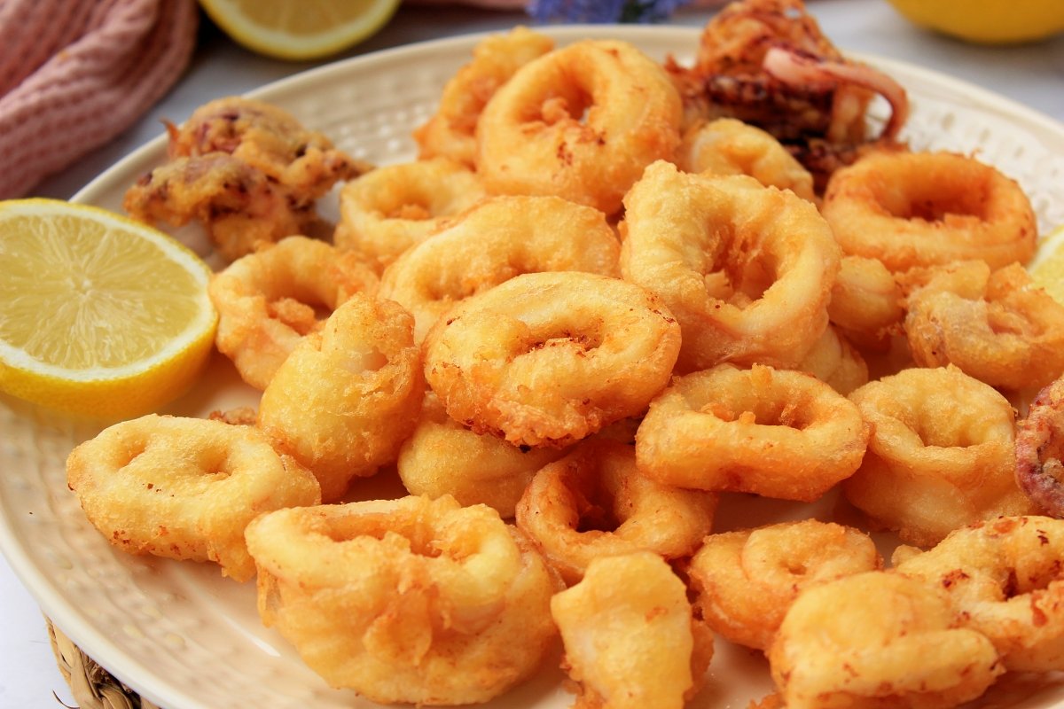 Receta de Calamares a la romana fácil