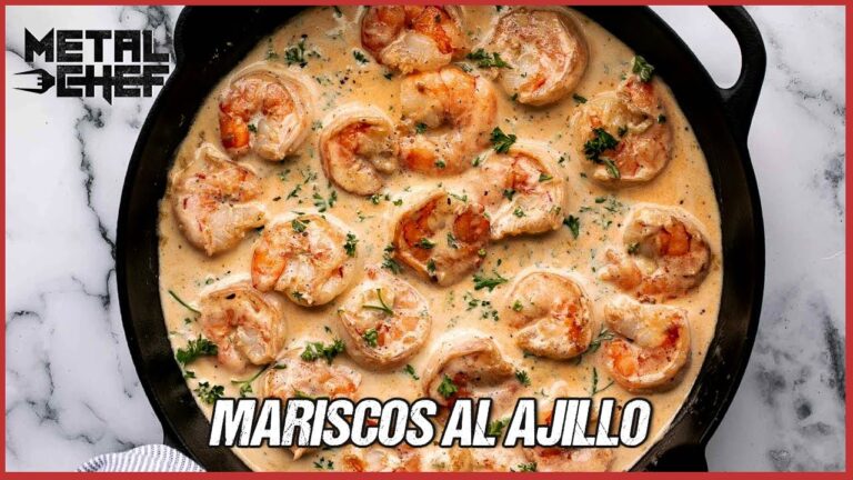 Receta de Mariscada al ajillo