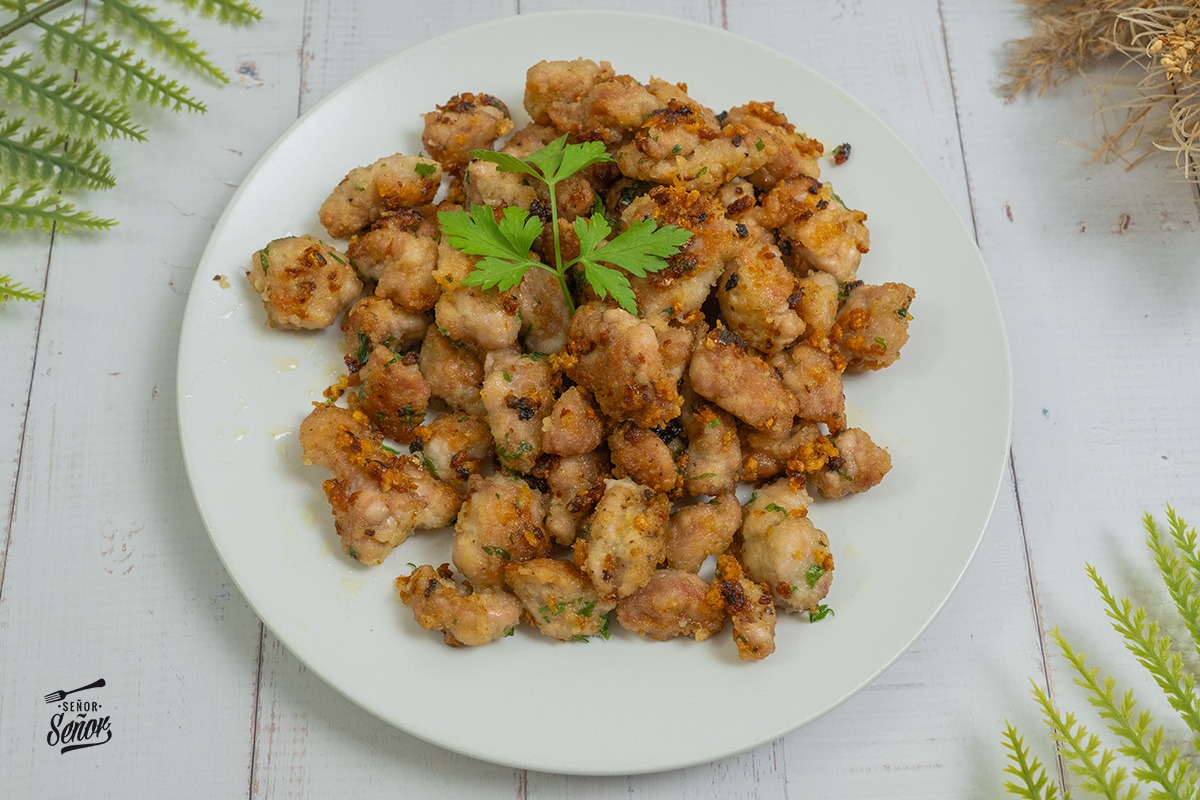 Receta de Mollejas de cordero al ajillo