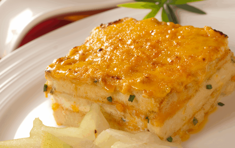 Receta de Soufflé de pollo con pan Bimbo