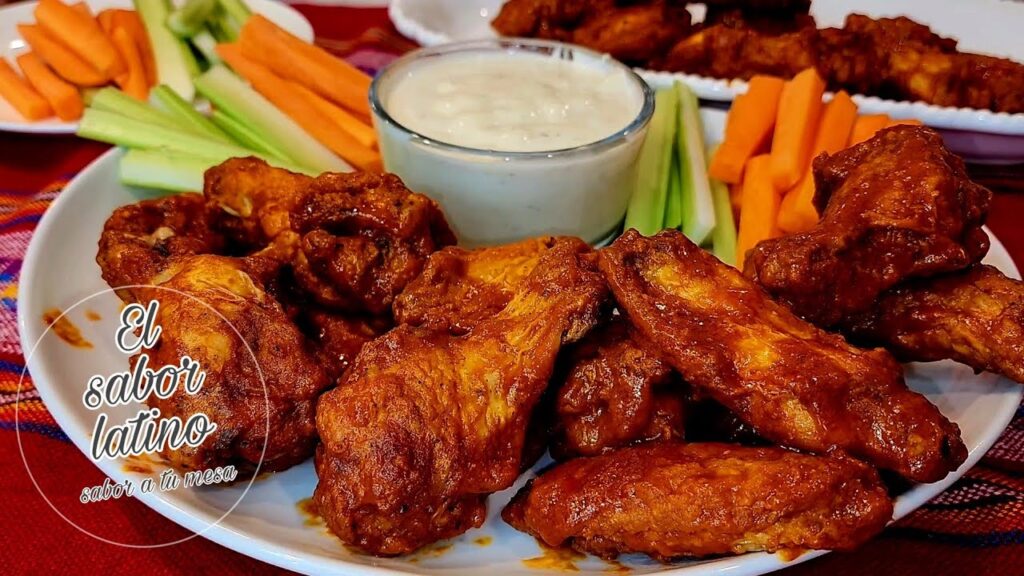 Receta de Alitas de pollo con salsa búfalo al horno