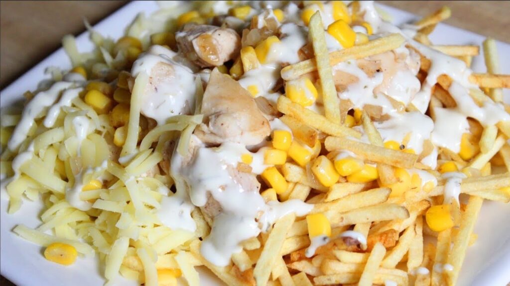 Receta de Mazorca desgranada con pollo