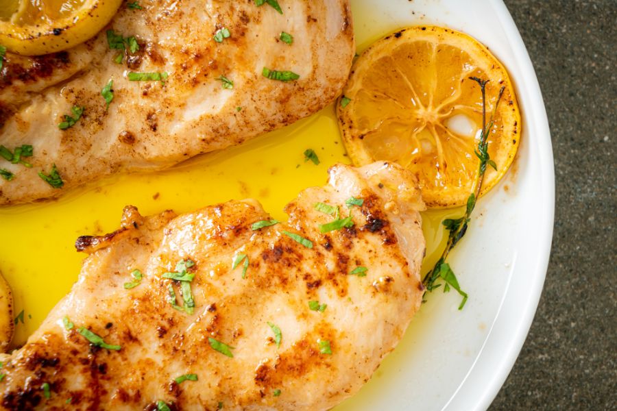 Receta de Pechuga de pollo al limón