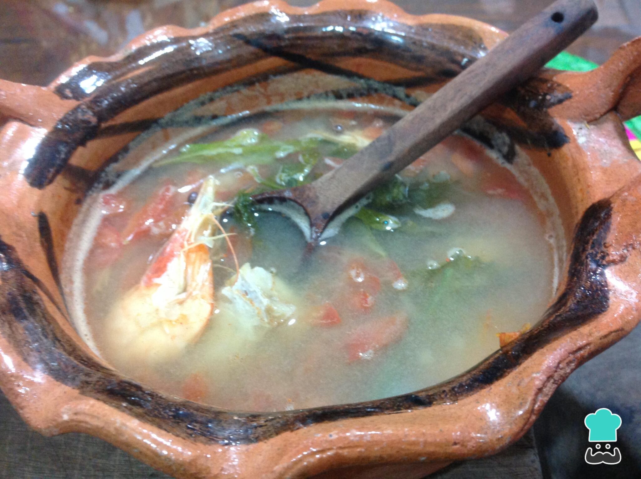 Receta de Caldo de pescado con camarón